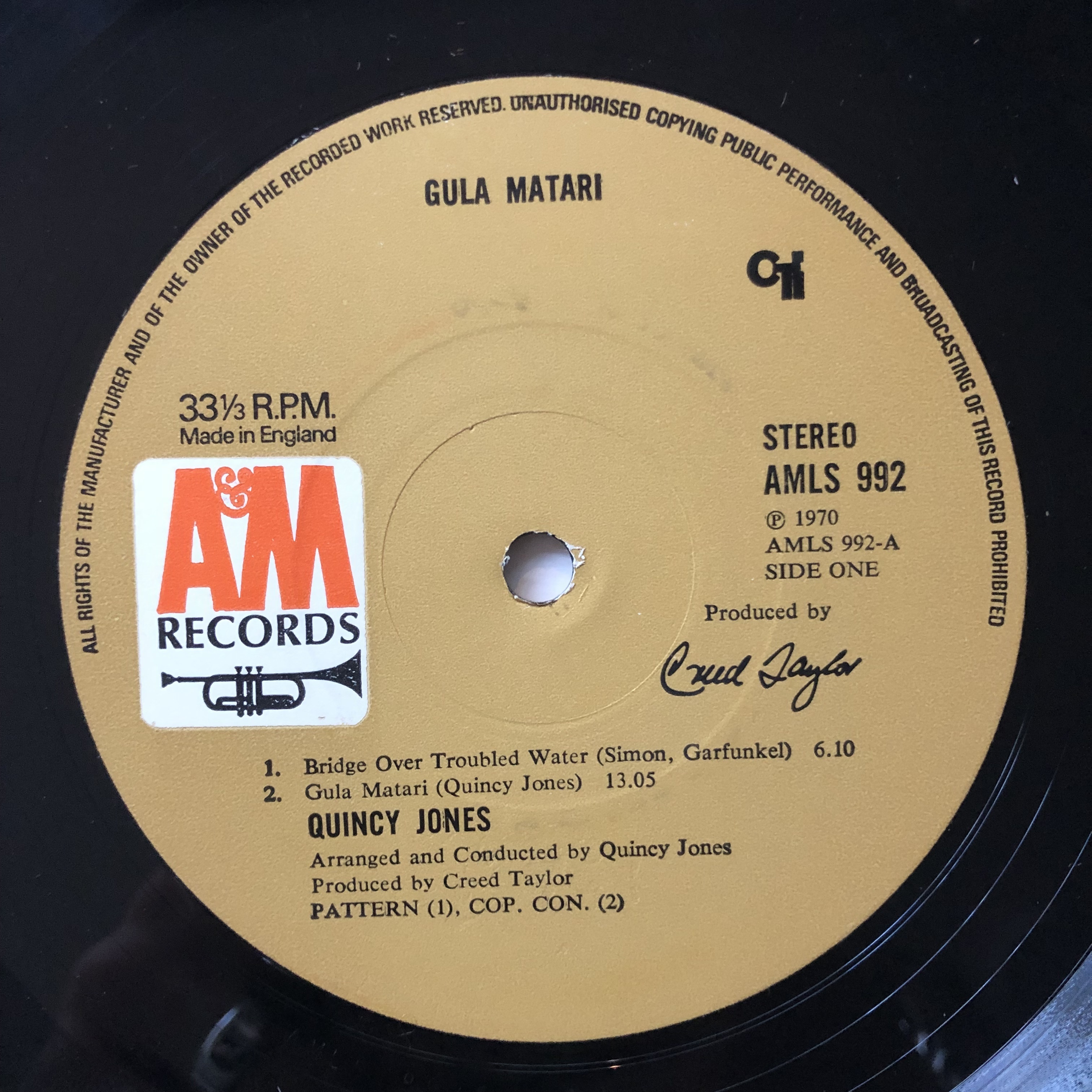 Gula Matari for sale | elvinyl