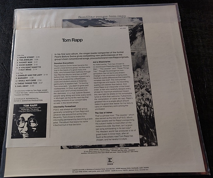 Familiar Songs for sale | elvinyl