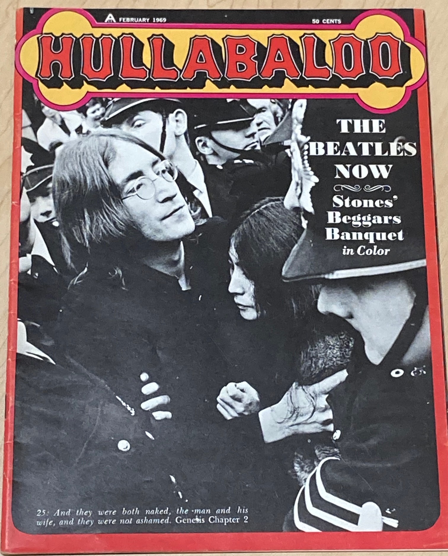 HULLABALOO Magazine - February 1969 Vol. 4 #5 BEATLES Who ROLLING ...