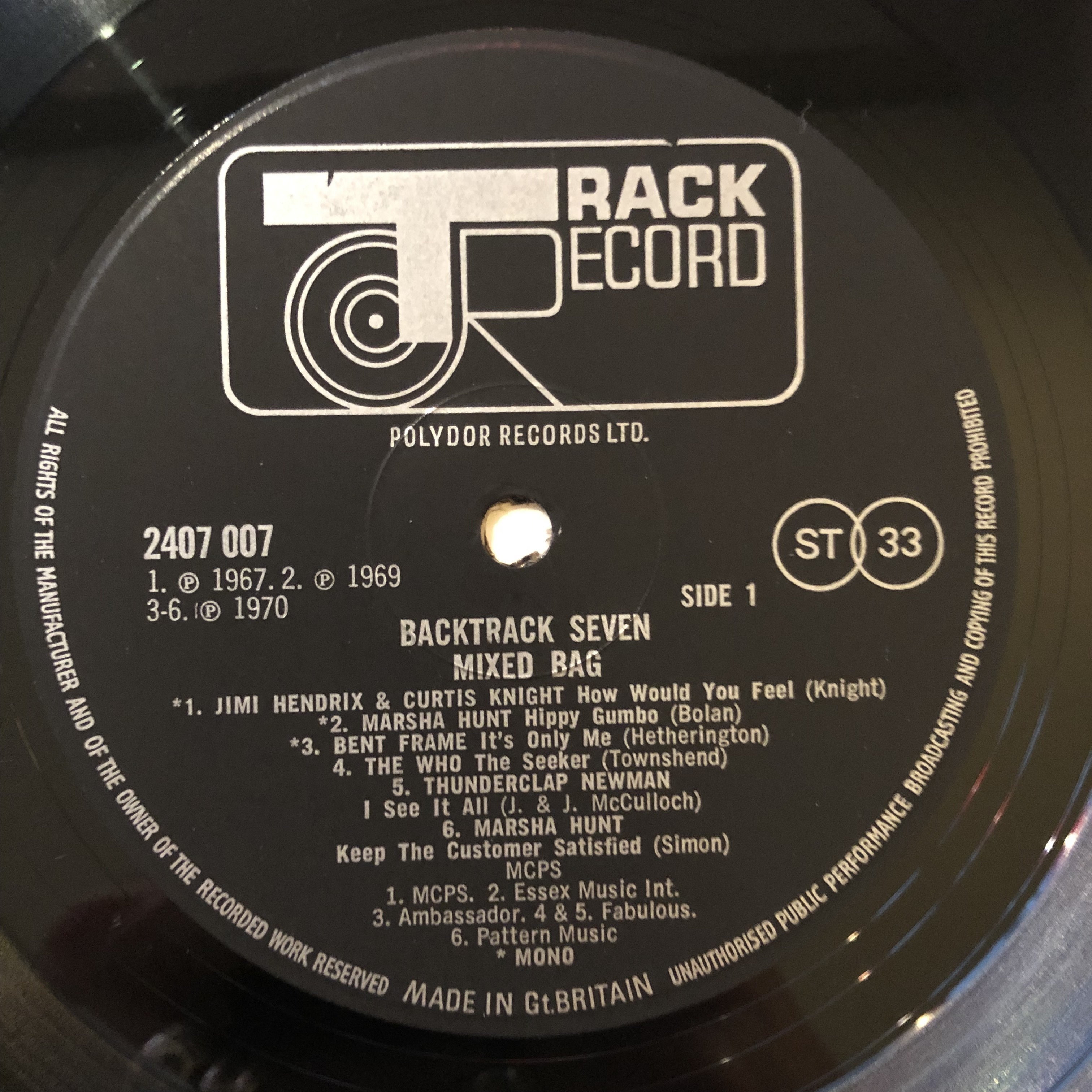 Backtrack 7: Mixed Bag for sale | elvinyl