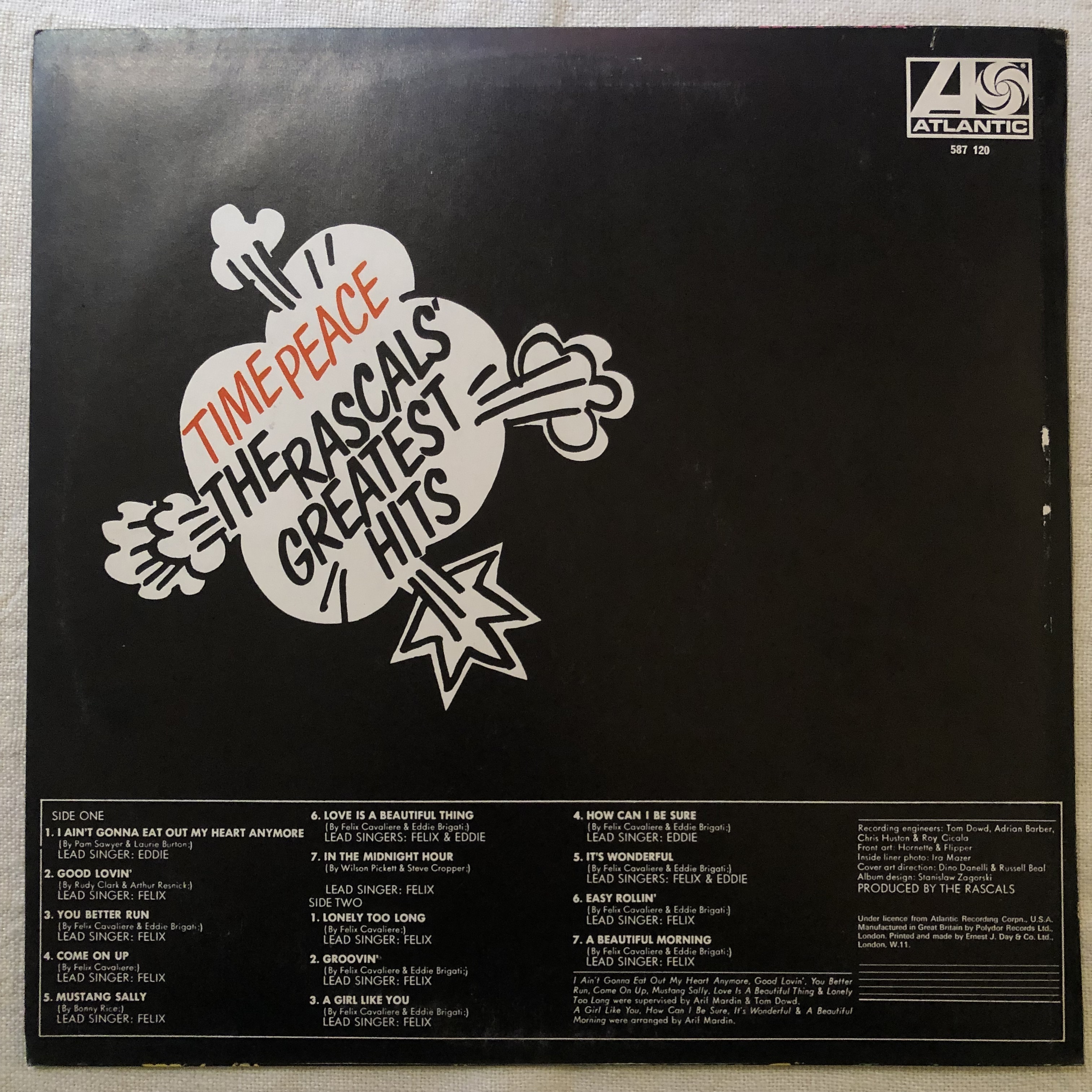Time Peace: The Rascals' Greatest Hits for sale | elvinyl