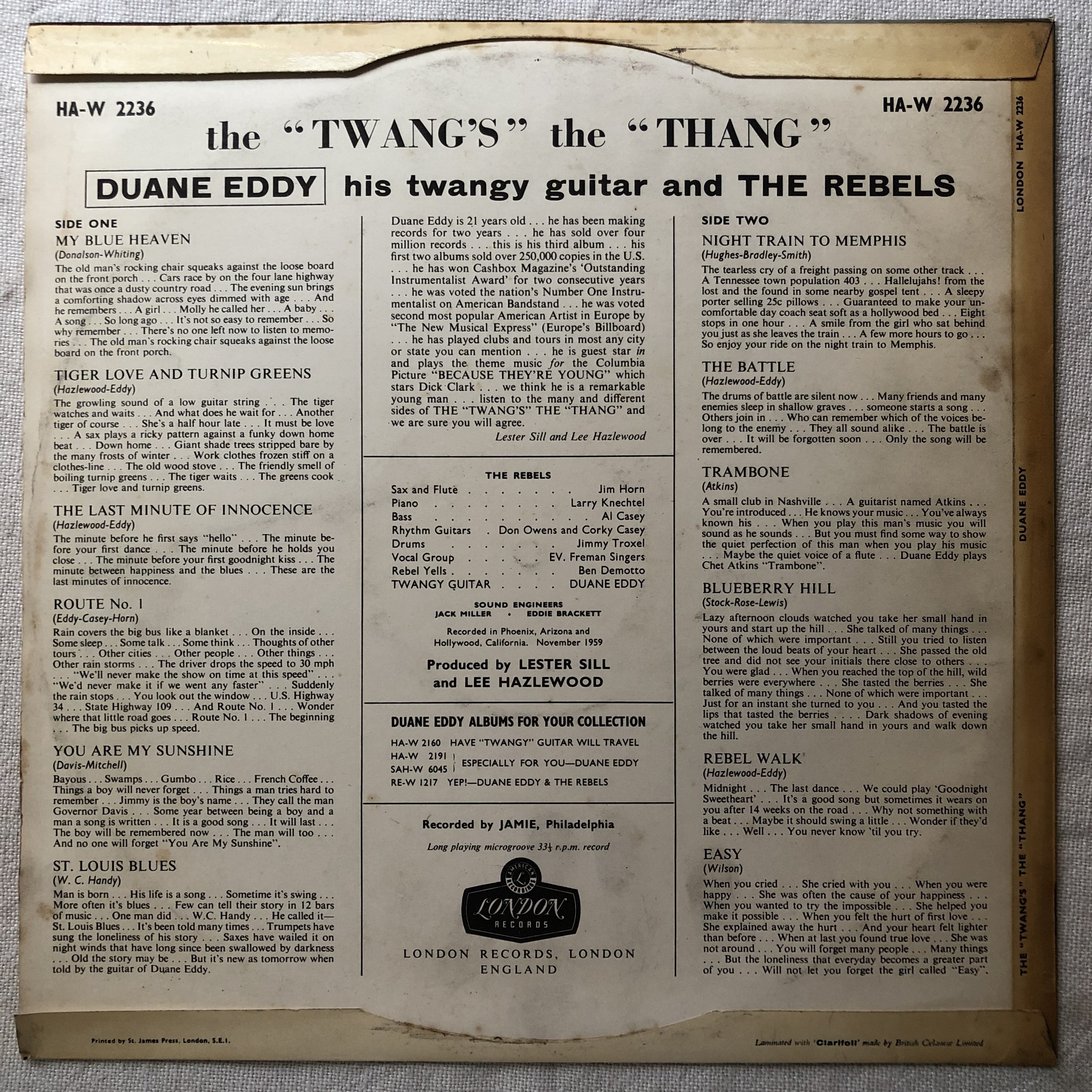 The "Twang's" the "Thang" for sale | elvinyl