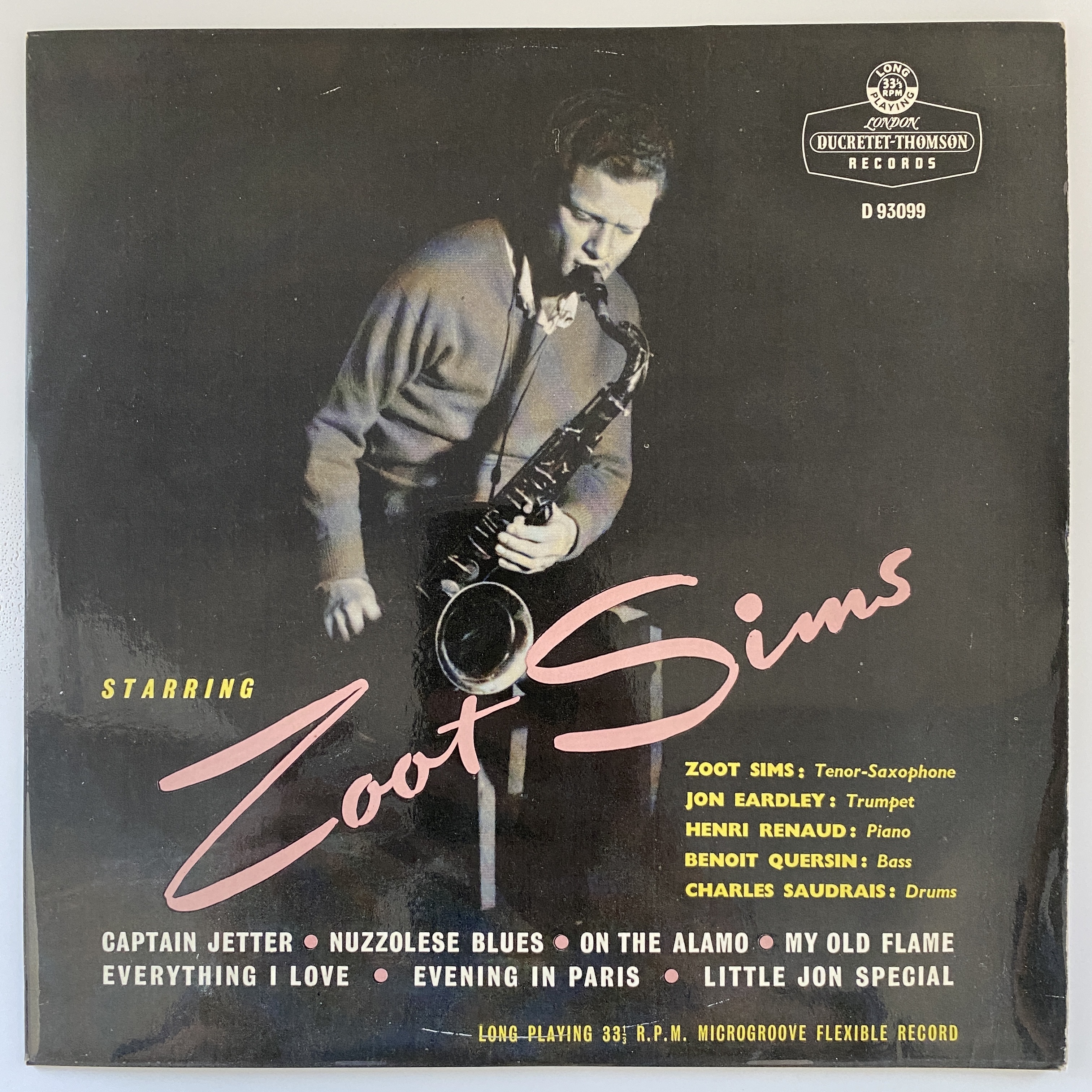 Starring Zoot Sims for sale | elvinyl