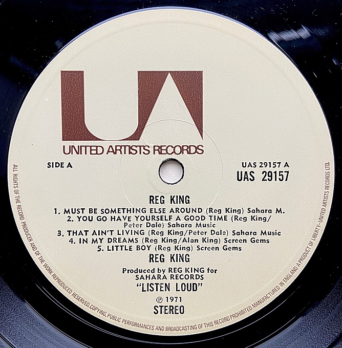 Reg King for sale | elvinyl