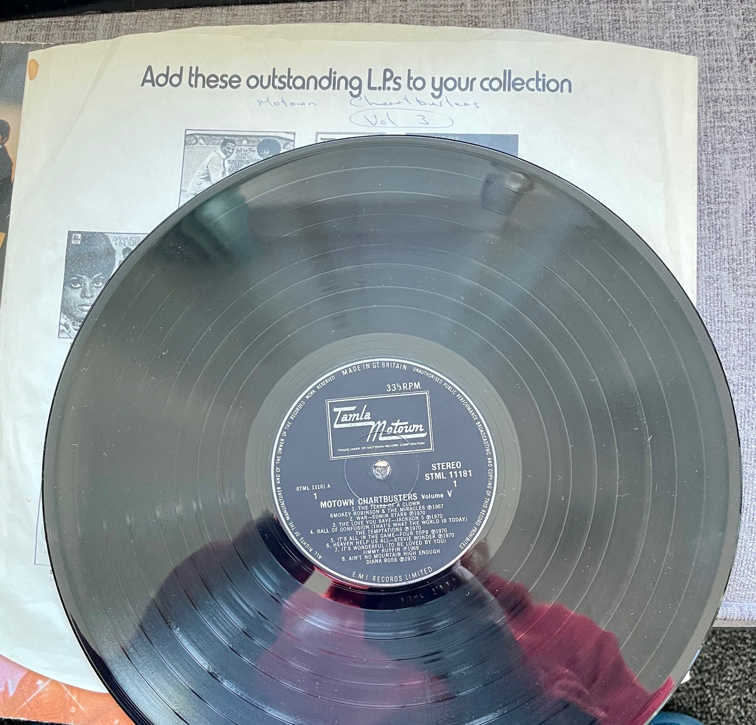 Motown Chartbusters Vol. 5 for sale | elvinyl