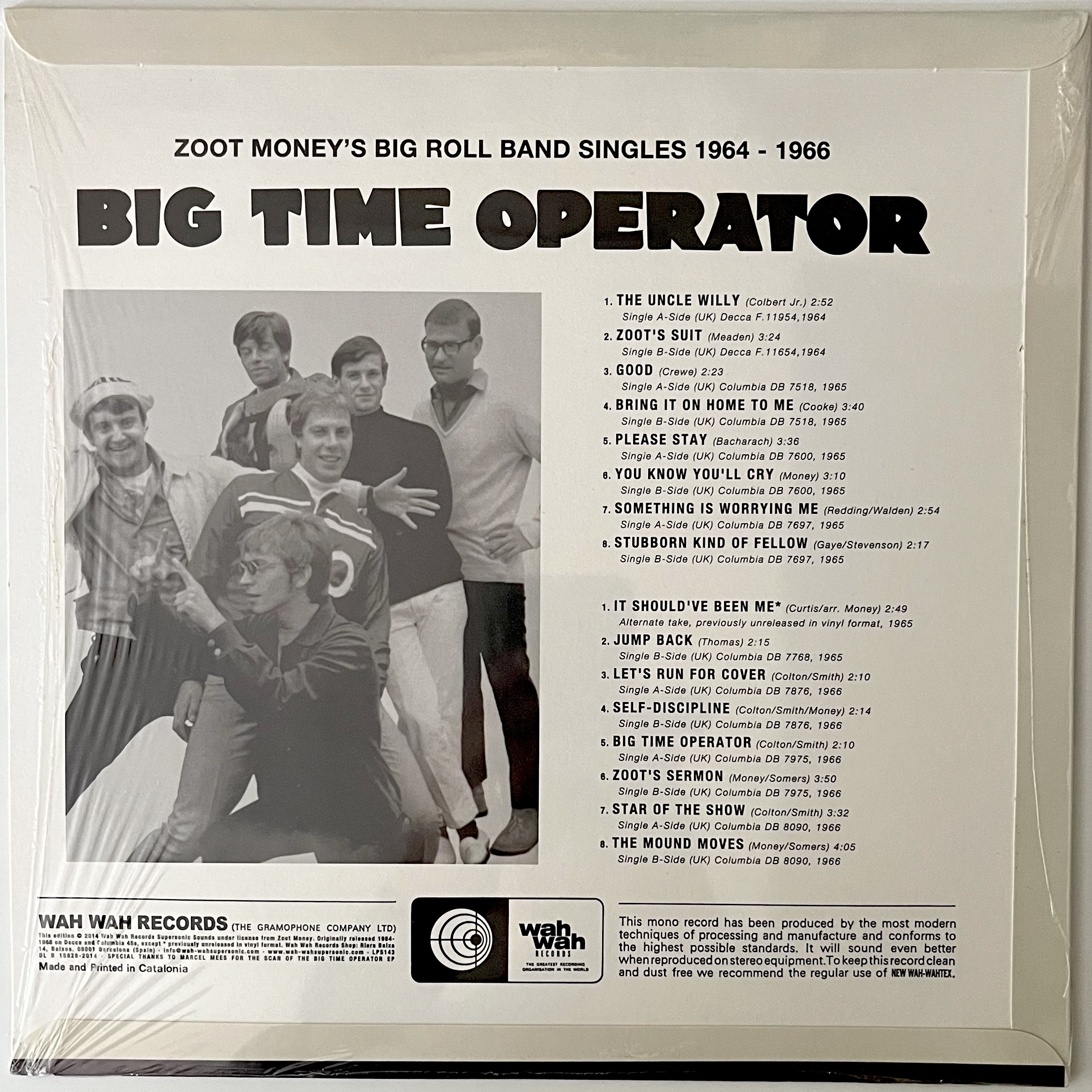 Big Time Operator: The Singles 1964-66 for sale | elvinyl