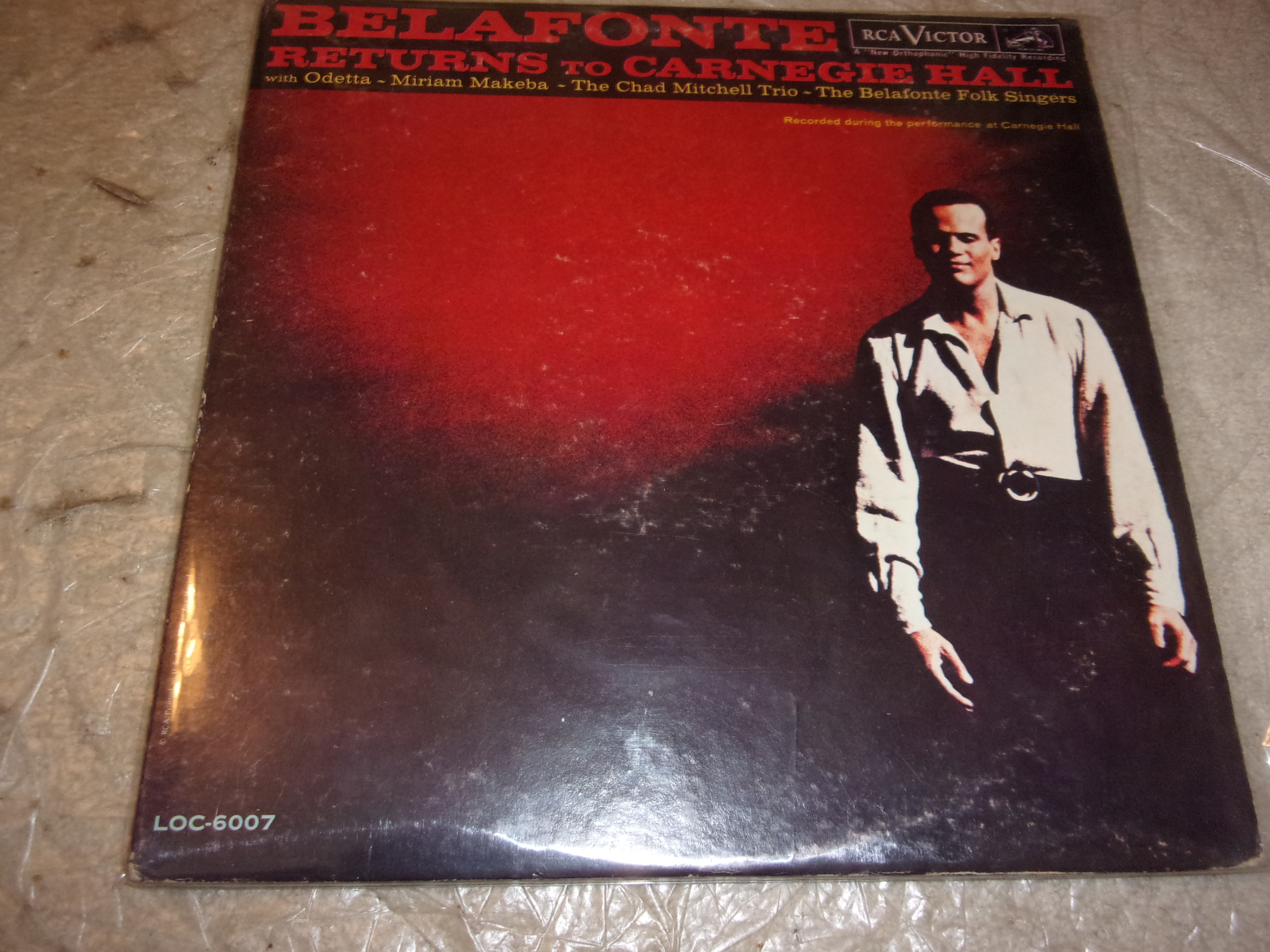 Belafonte Returns To Carnegie Hall for sale | elvinyl