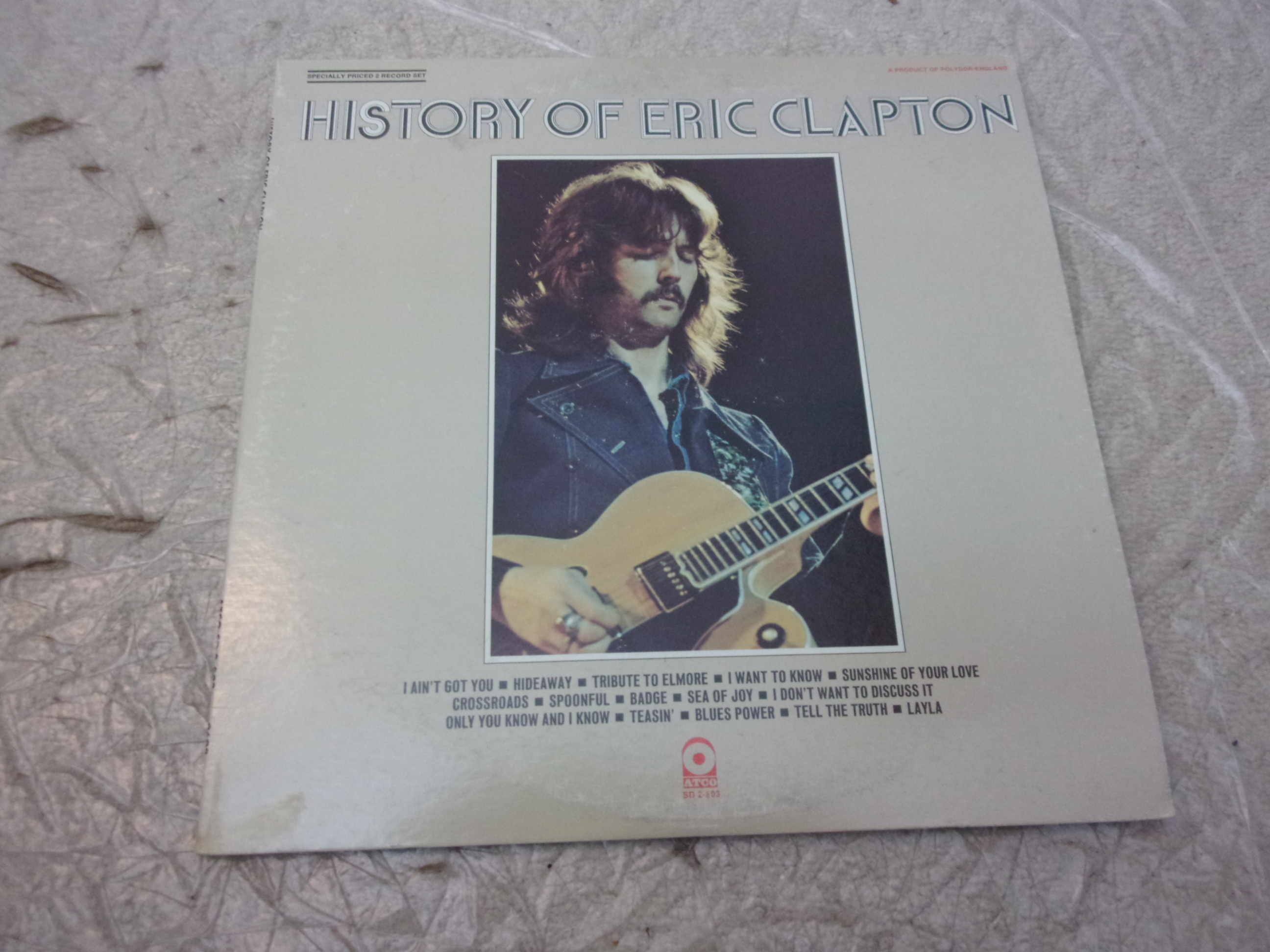 History Of Eric Clapton for sale | elvinyl