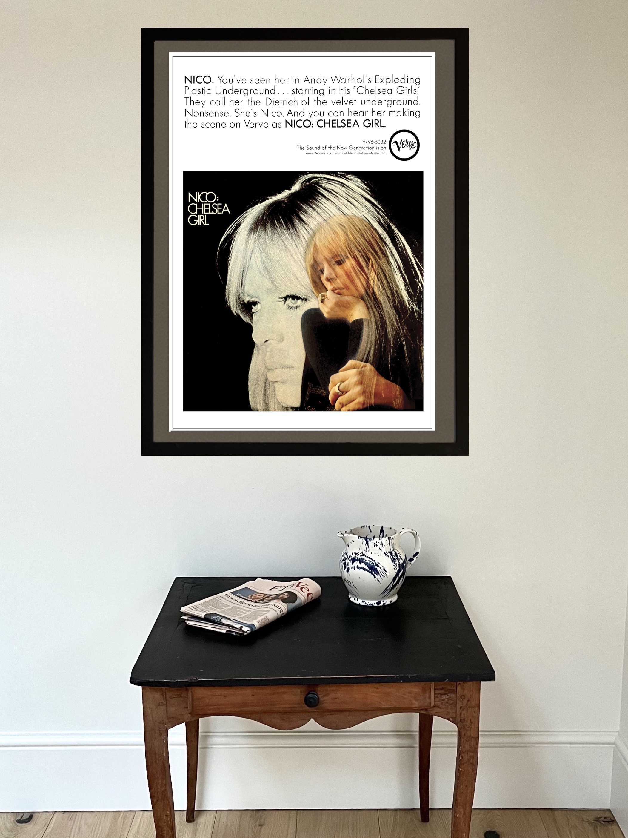 NICO Chelsea Girl - high-quality A2 promo poster for sale | elvinyl