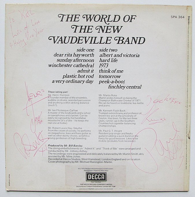 The World Of The New Vaudeville Band for sale | elvinyl