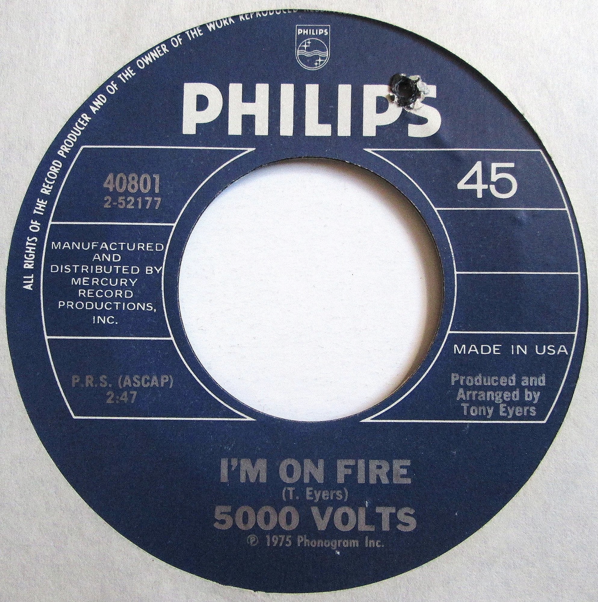 I'm On Fire for sale | elvinyl