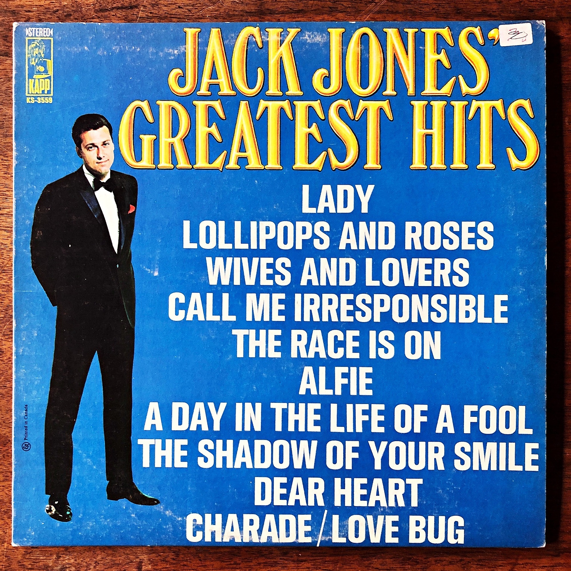Jack Jones' Greatest Hits for sale | elvinyl