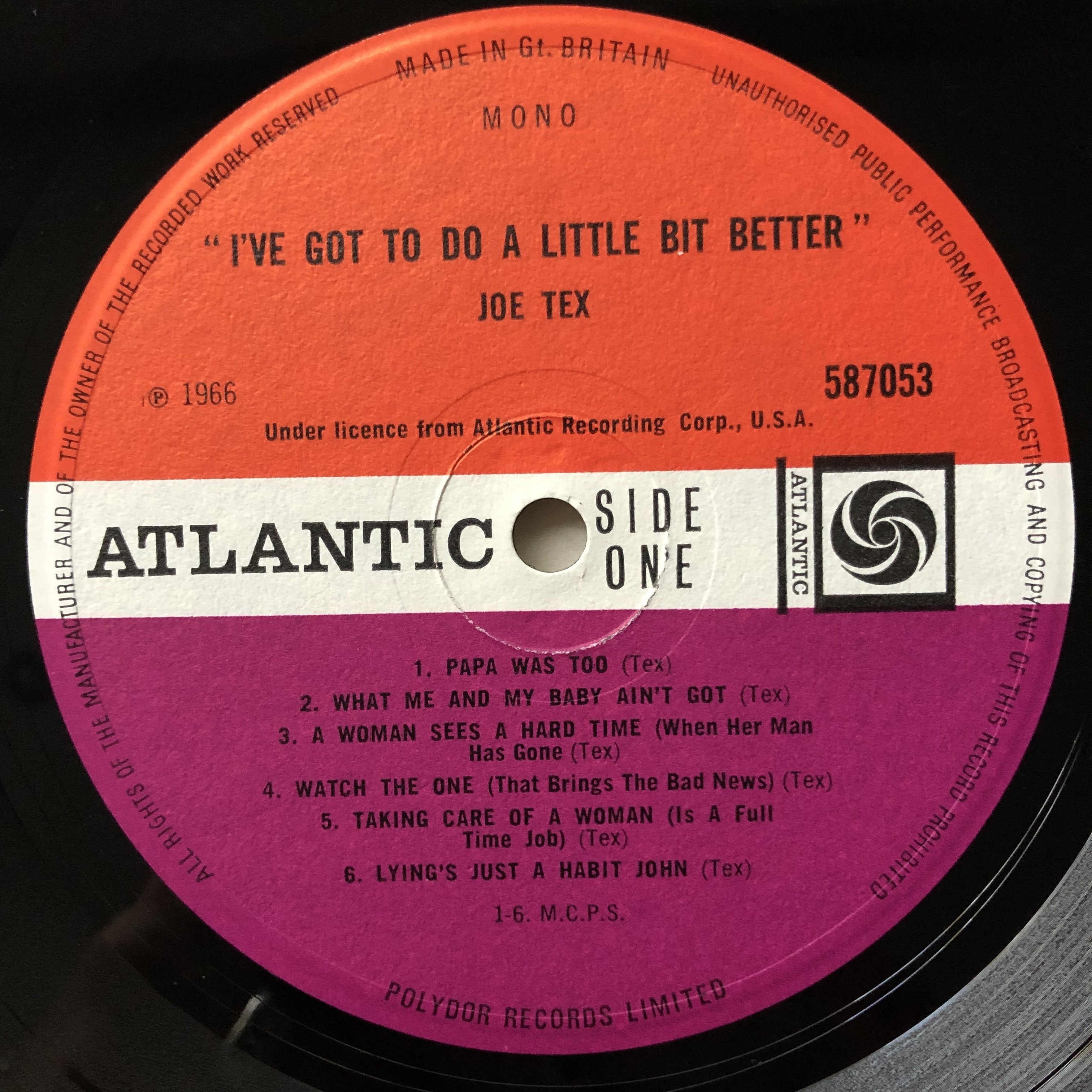 I've Got to do a Little Bit Better for sale | elvinyl