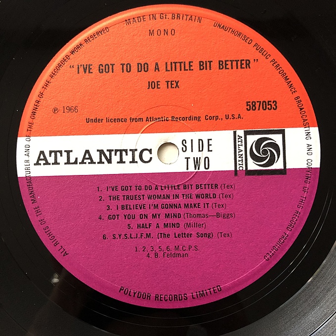 I've Got to do a Little Bit Better for sale | elvinyl