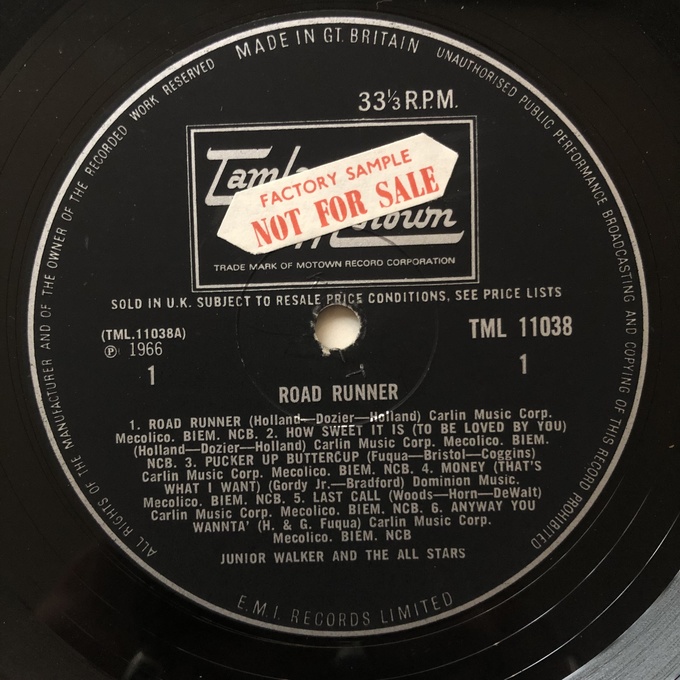 Road Runner | Jr. Walker and The All Stars | elvinyl
